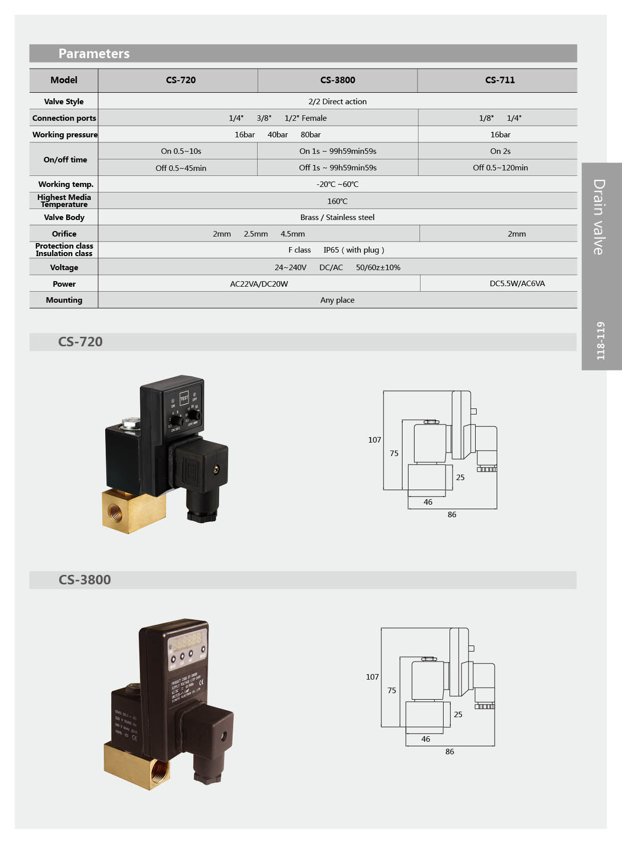 CS720 Auto Drain Valve - Buy Product on THKPC Pneumatic Complete Sets ...